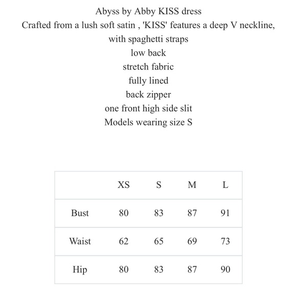 Abyss By Abby | Dresses | Abyss By Abby Kiss Dress | Poshmark